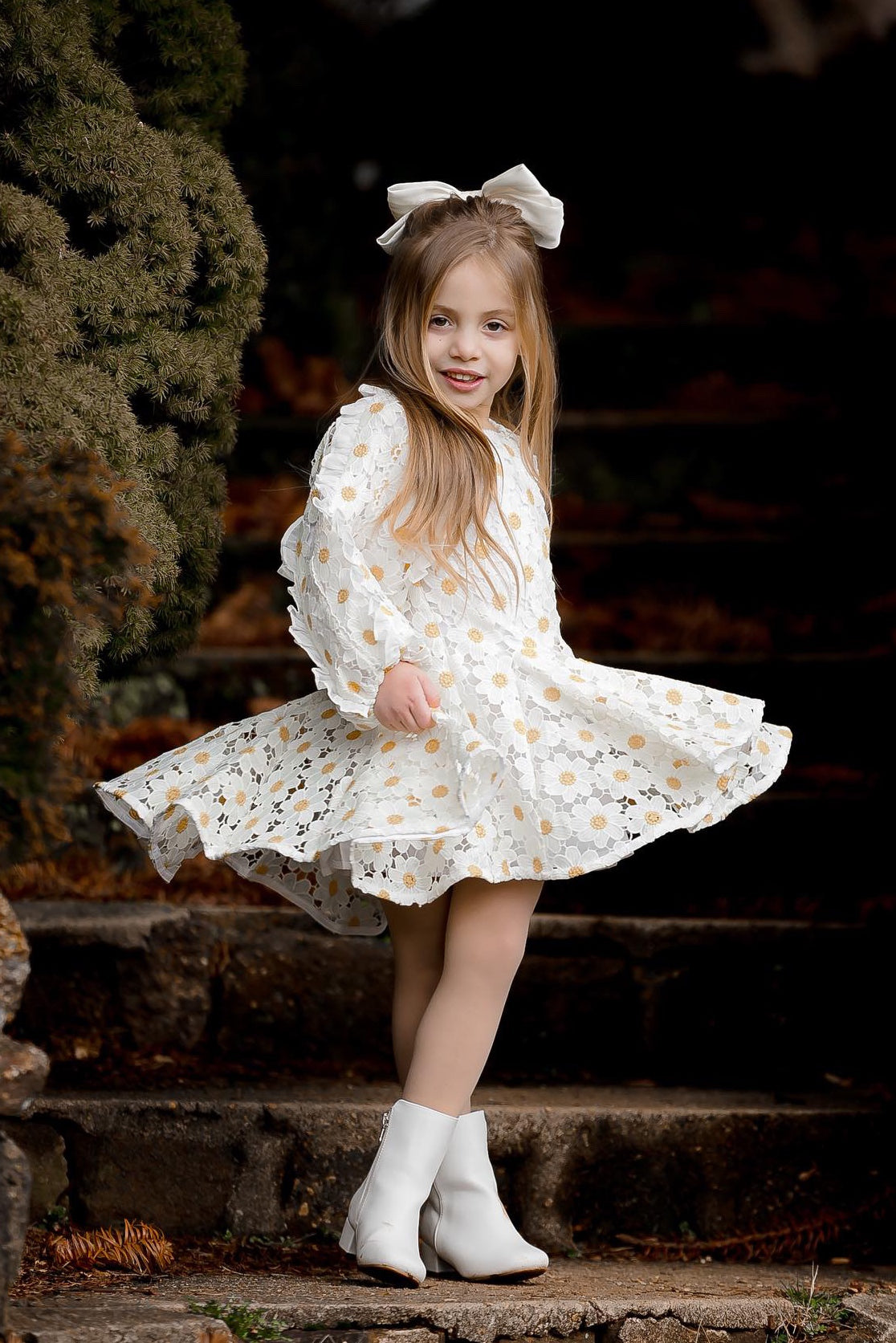 Day Dreamer Dress - Daisy Chains Lace – Chloé and Amélie